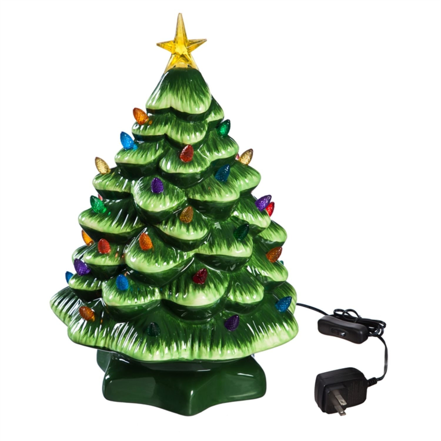 Evergreen Enterprises, Inc Ceramic Christmas Tree with Lights and Music ...