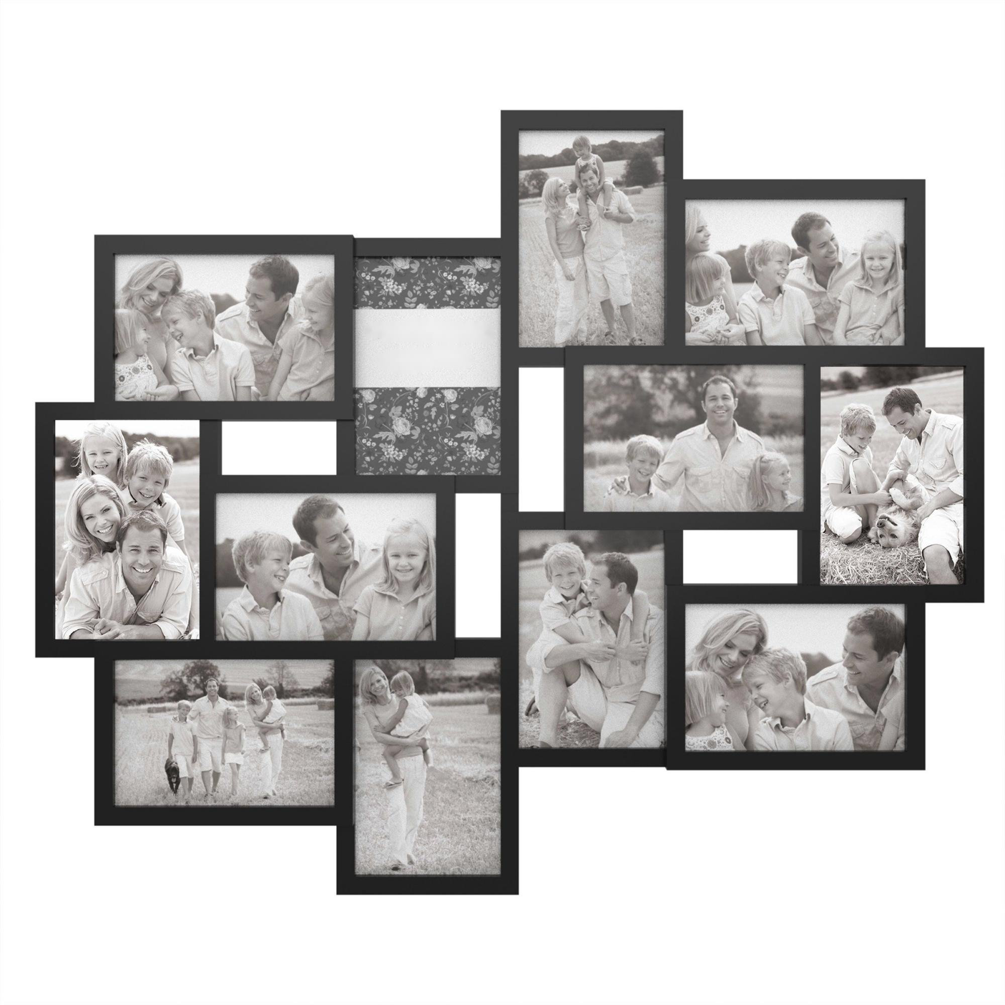 Hokku Designs 12-Photo Picture Frame Collage - Multi-Picture Wall ...