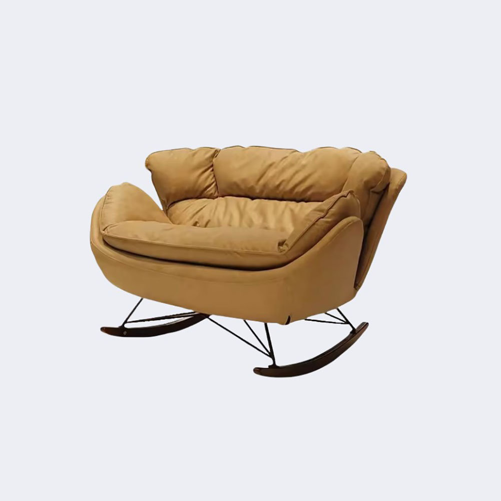 ChairVogue Double Rocking Chair Technology Cloth Casual Rocking Chair ...