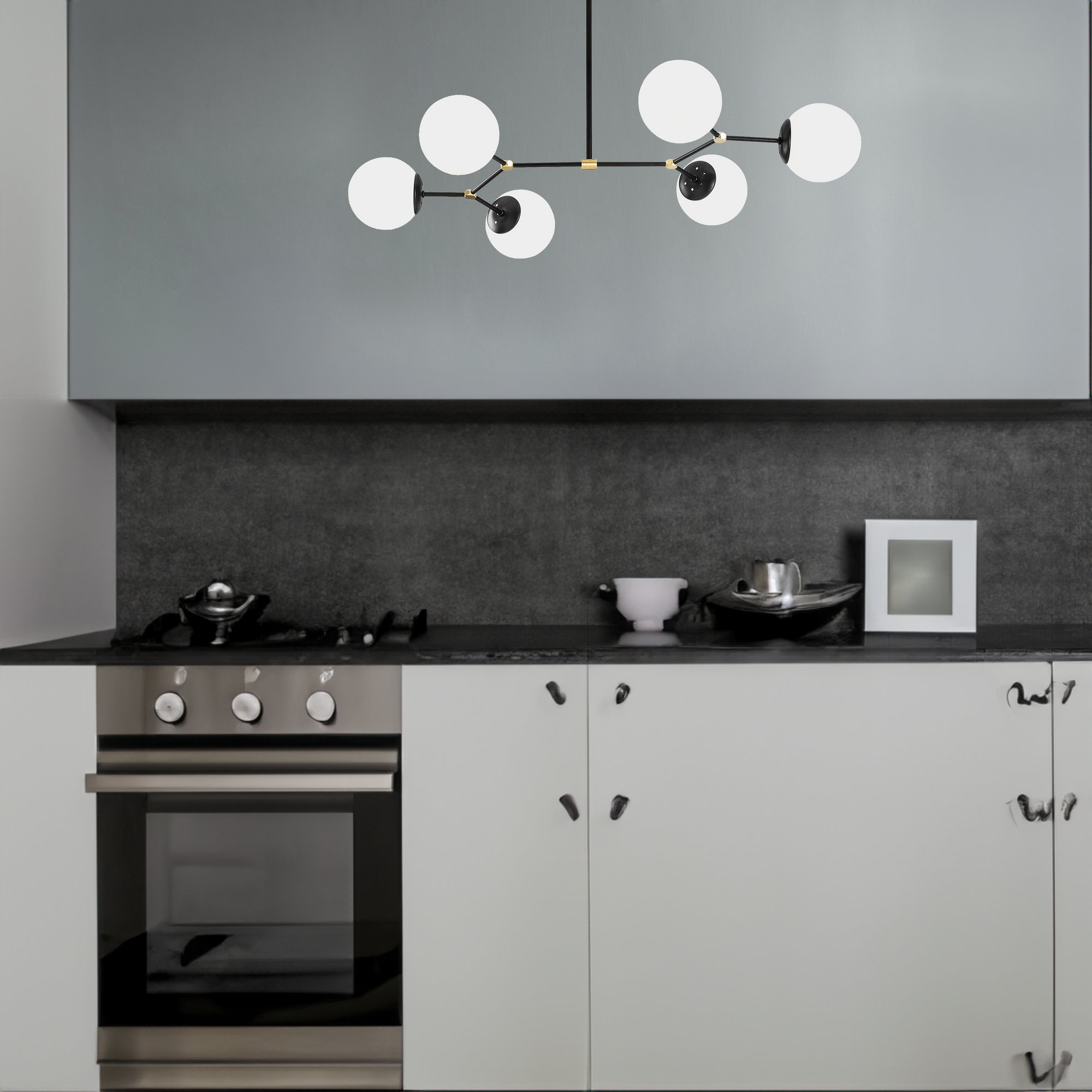 Corrigan Studio® Chimeng Sputnik Modern Linear Chandelier | Wayfair