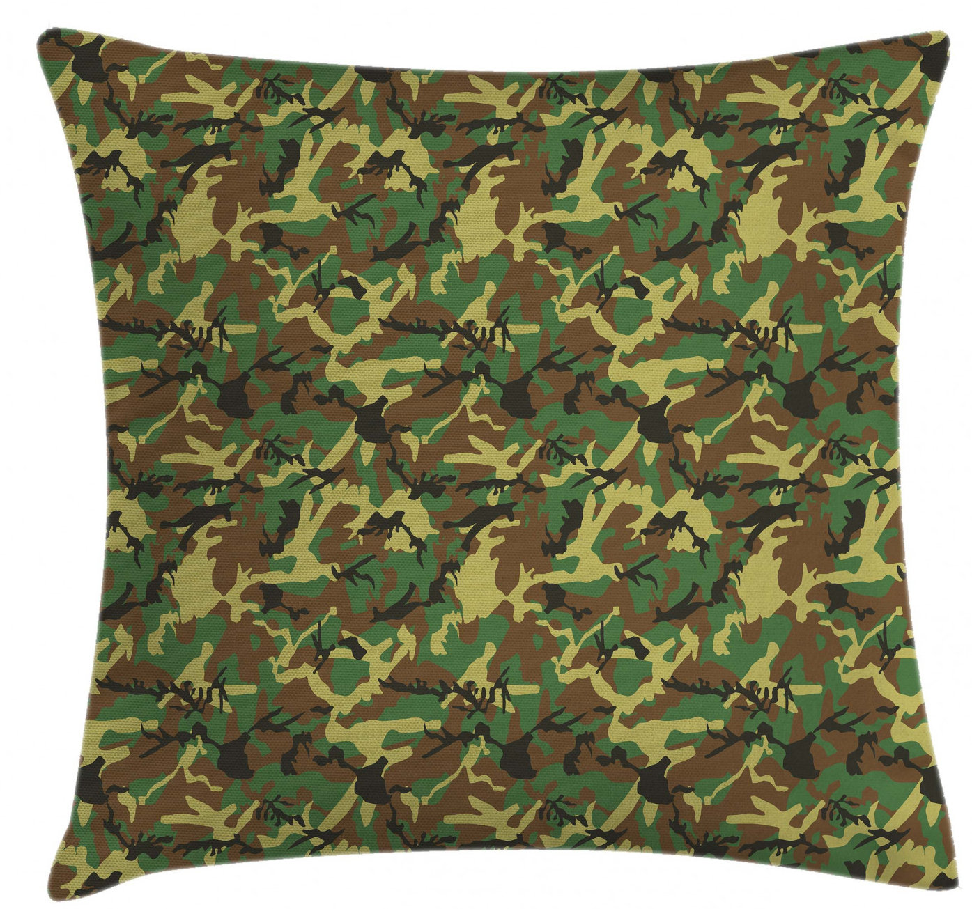 Ambesonne Indoor / Outdoor Camouflage 26" Throw Pillow Cover | Wayfair