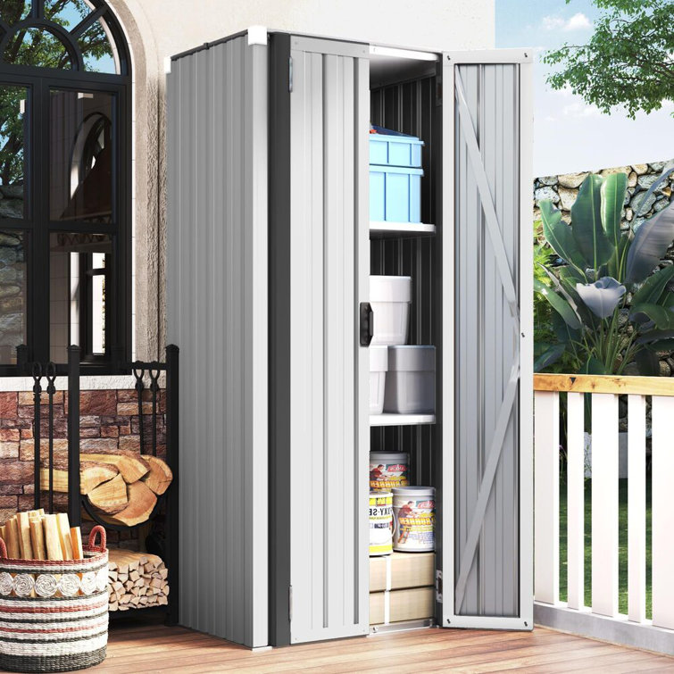 WFX Utility Metal Single Storage Cabinet ( 177.80cm H x 117.85cm W x 75 ...