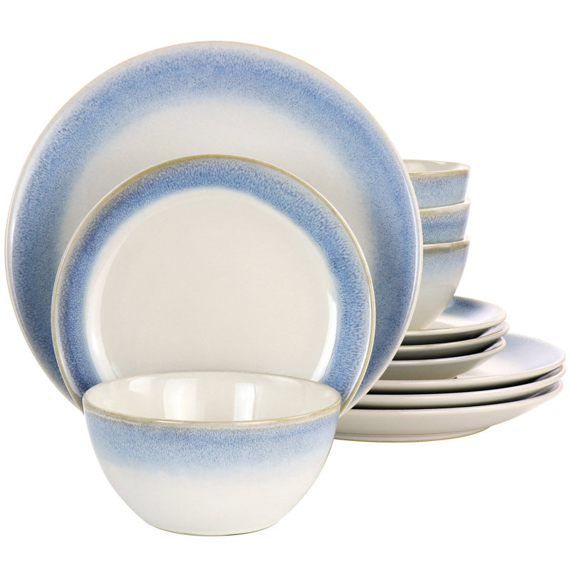 Martha Stewart 12 Piece Dinnerware Set, Service for 4 | Wayfair