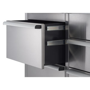 Trinity TRINITY PRO 6 ft. W 12-Drawer Stainless Steel Rolling Mobile ...