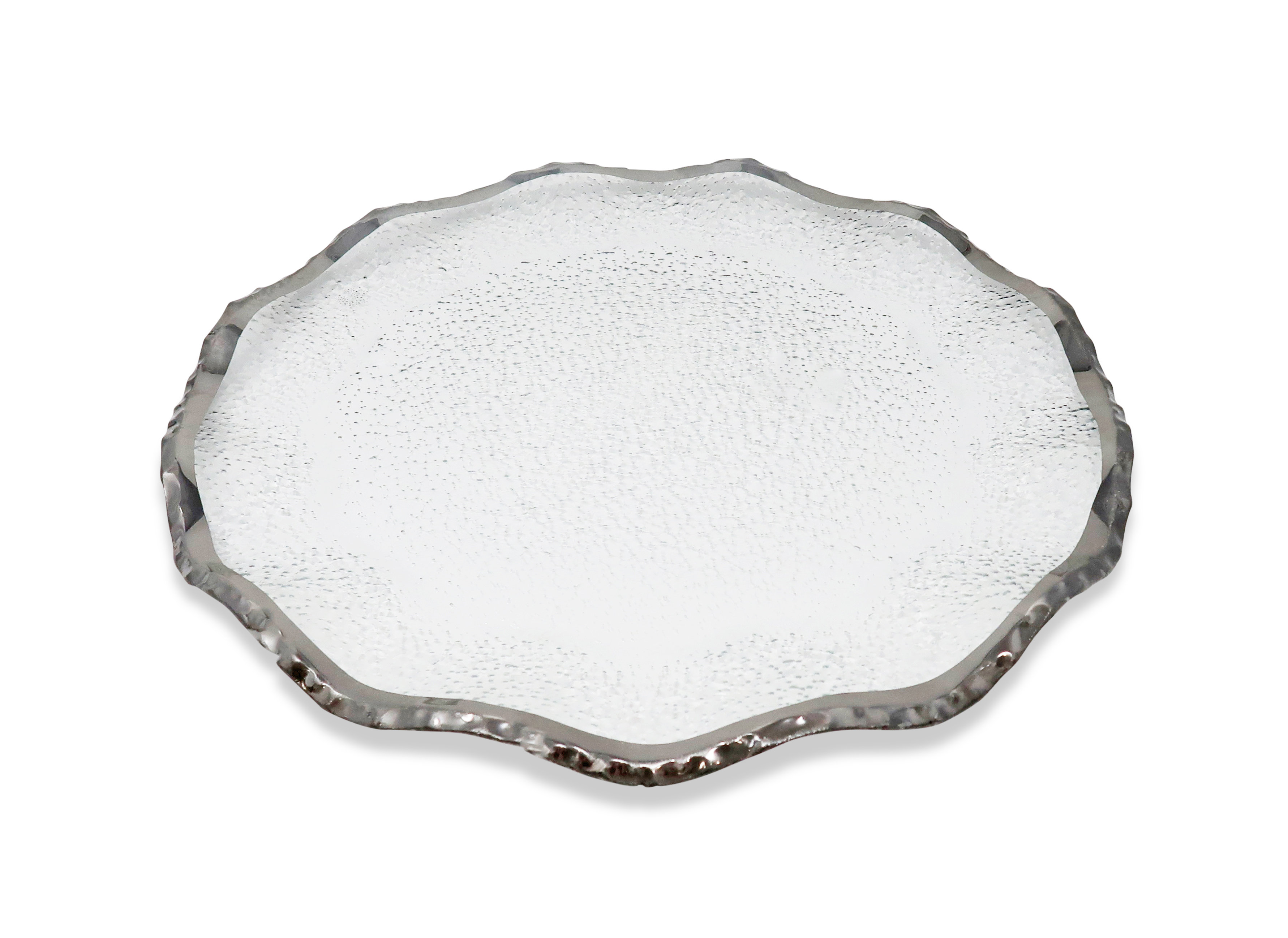 Rosdorf Park Aleman Glass Decorative Plate - Set of 4 & Reviews | Wayfair