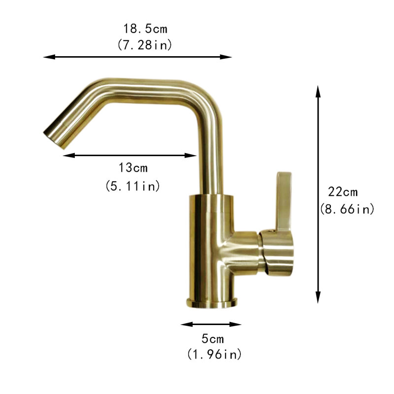 YZZY Single-Hole Single-handle Bathroom Faucet & Reviews | Wayfair