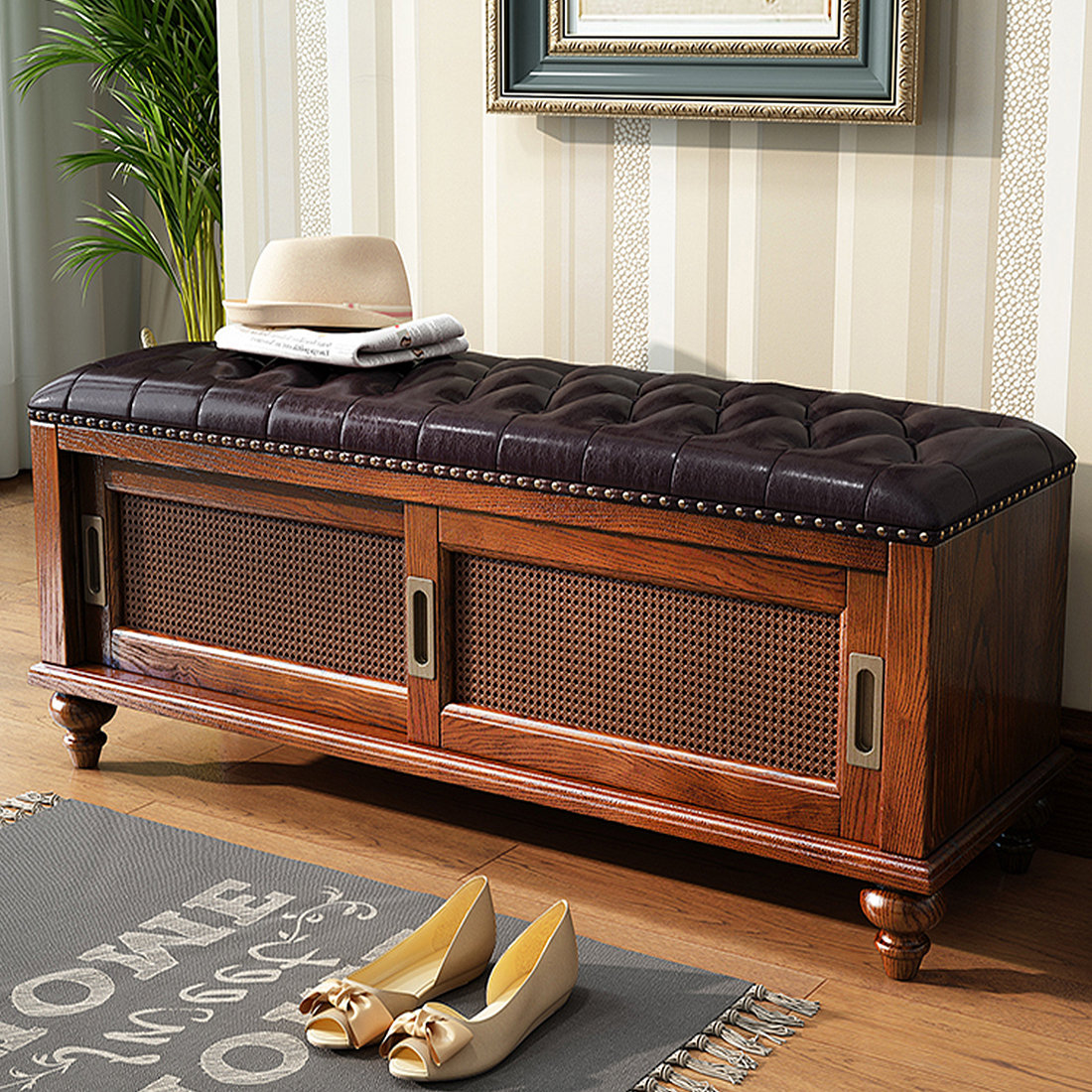 DICIXA American vintage shoe bench | Wayfair