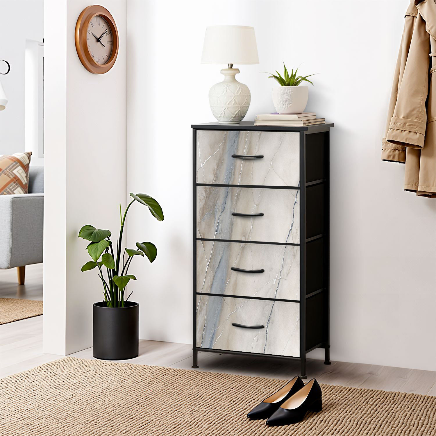 Latitude Run® Dresser for Bedroom Dresser for Closet Ceramic Floor ...