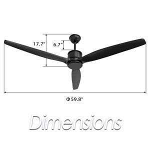 Wade Logan® Indoor And Outdoor 3-Blade Ceiling Fan With Remote Control ...