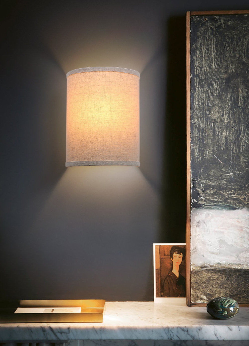 Ebern Designs Lewars Flush Mounted Sconce | Wayfair