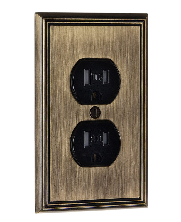 Richelieu Receptacle 1-Gang Duplex Outlet Wall Plate & Reviews | Wayfair