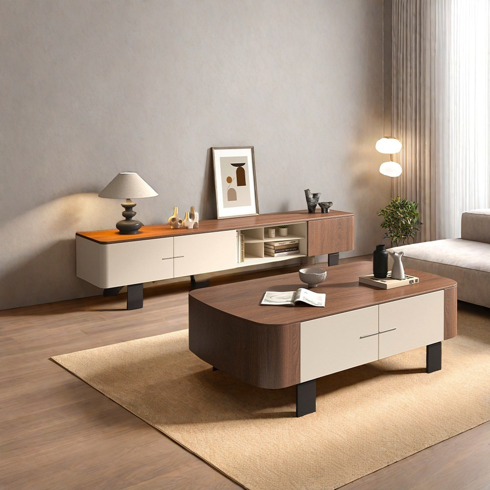 Trentastic Trails Retro eco TV cabinet coffee table large storage | Wayfair
