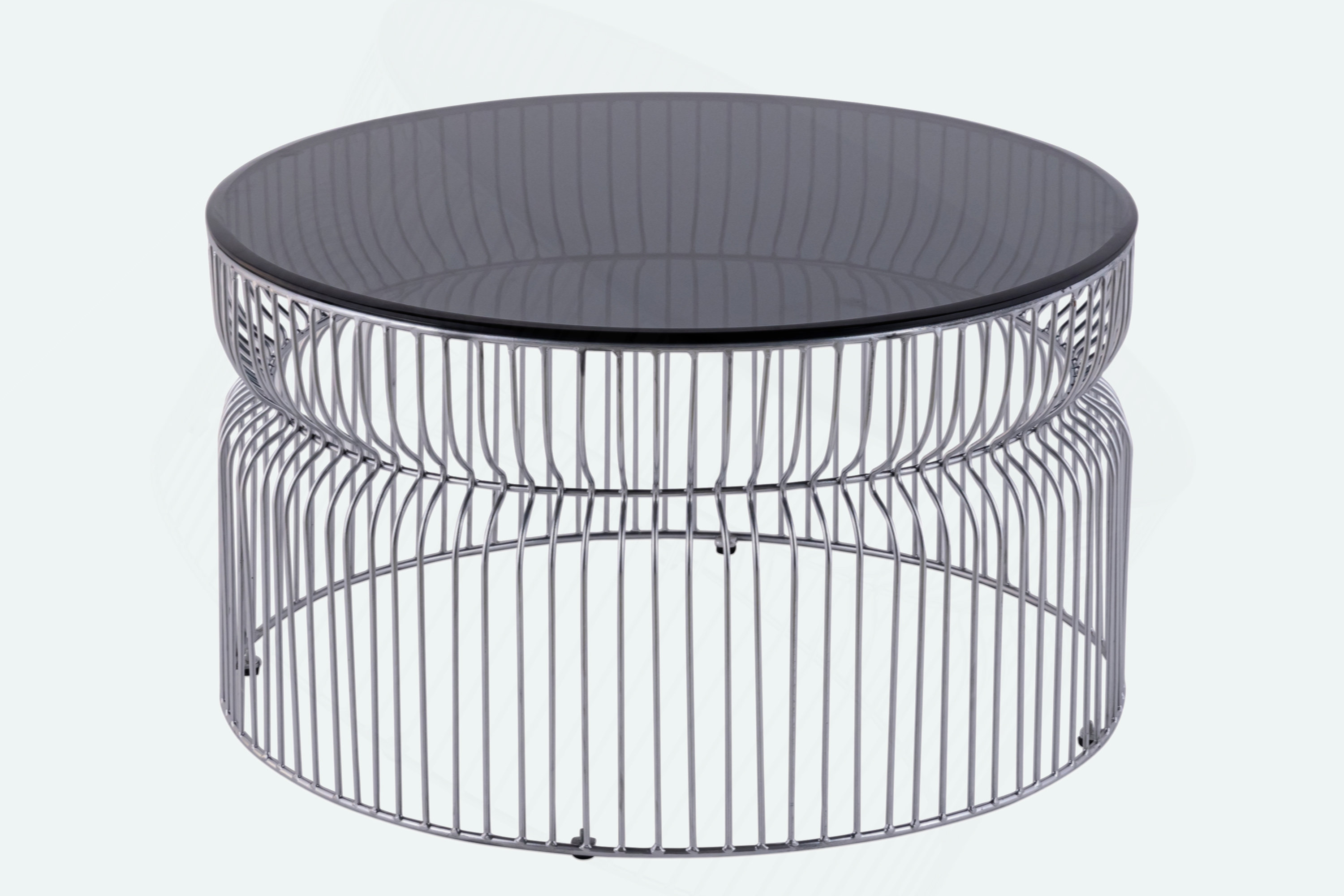 Orren Ellis Modern Contemporary Metal Nested Base And Tinted Tempered ...