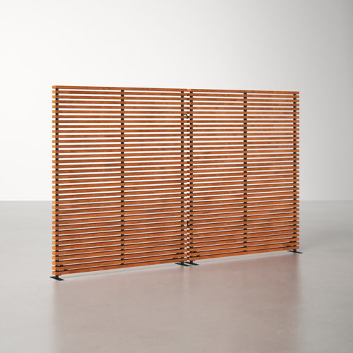 AllModern Auden 119" W x 72" H 2 - Panel Aluminum Folding Room Divider ...