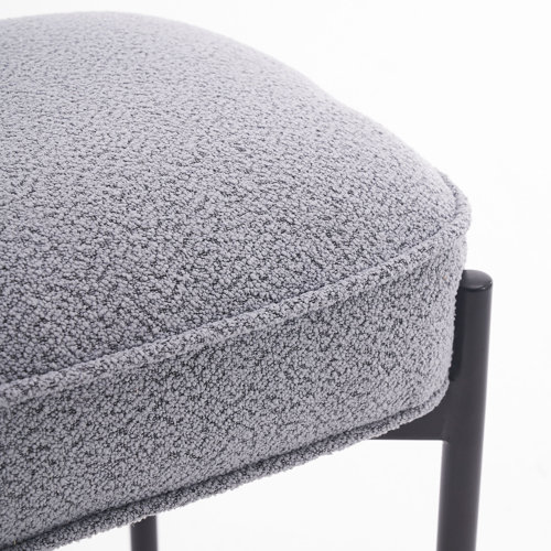 Ebern Designs Romere Vanity Stool Fabric Upholstered Accent Stool ...