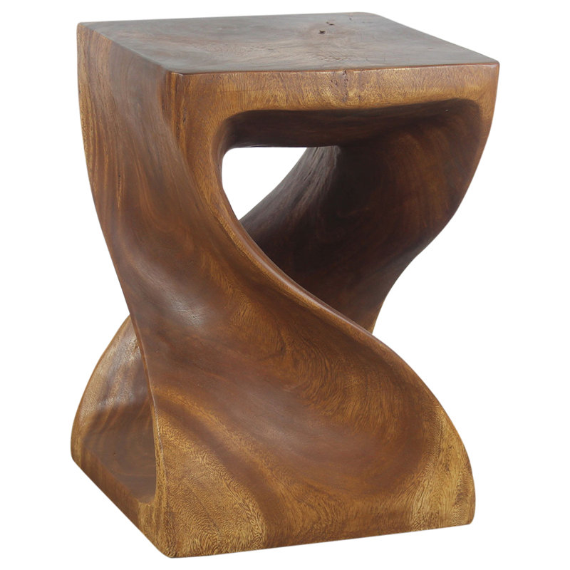 Wade Logan® Channen Solid Wood Abstract End Table & Reviews | Wayfair