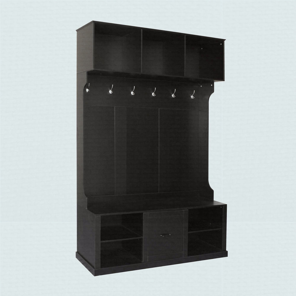 Wildon Home® Modern 3-in-1 Design Multifunctional Storage Hall Tree ...