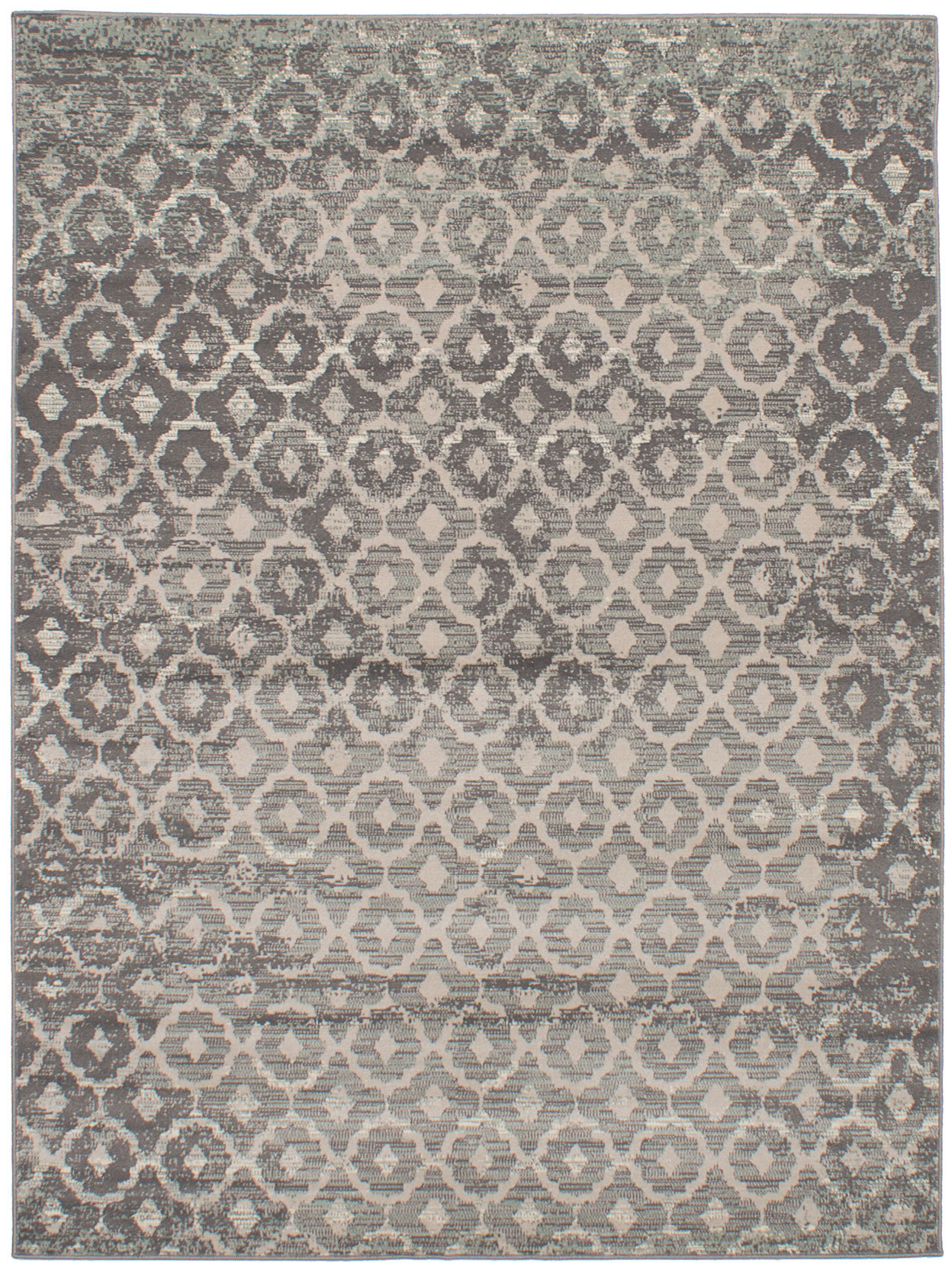 Ophelia & Co. Kassidy Geometric Gray Area Rug | Wayfair