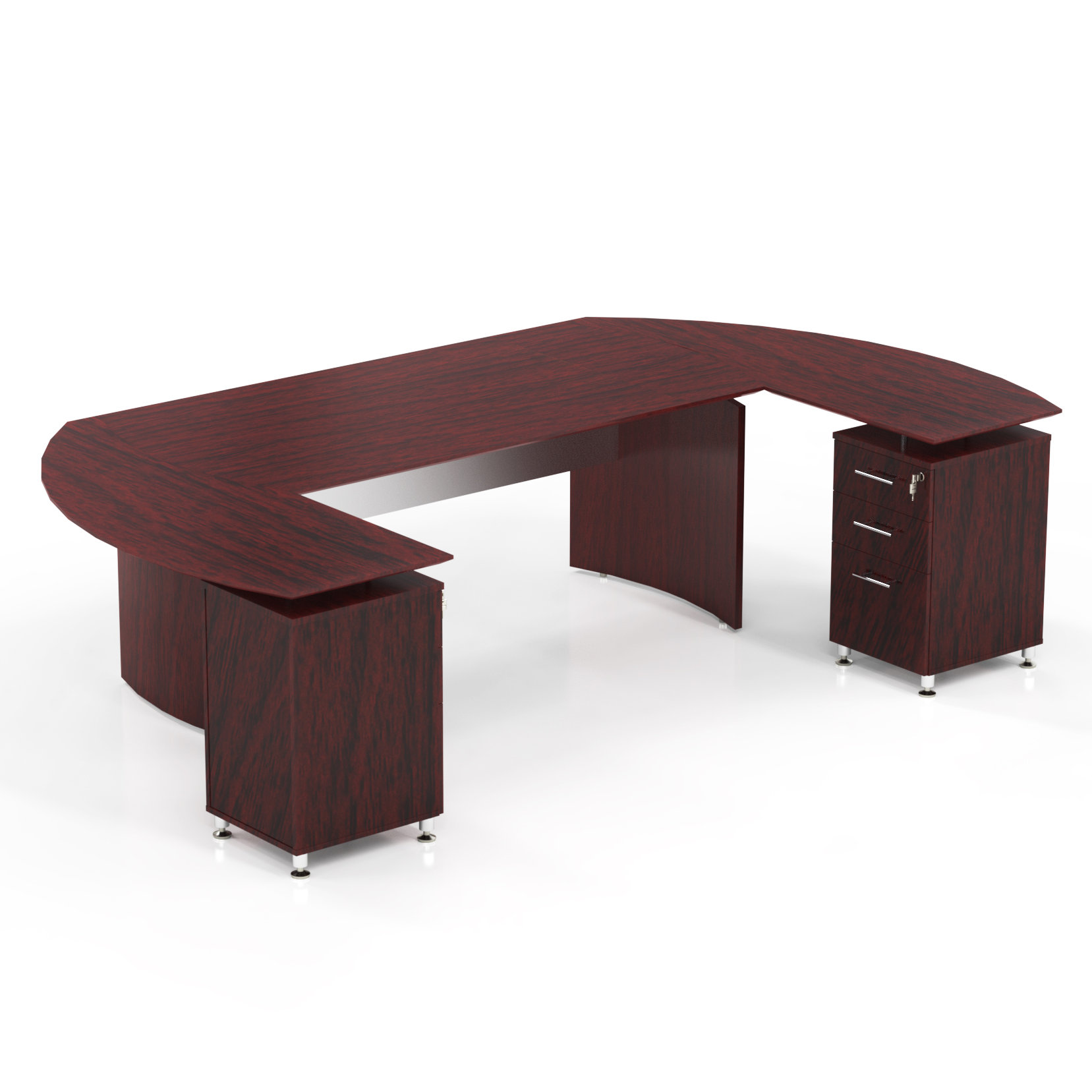 Safco Products Company Media Executive Configurable Office Set ...