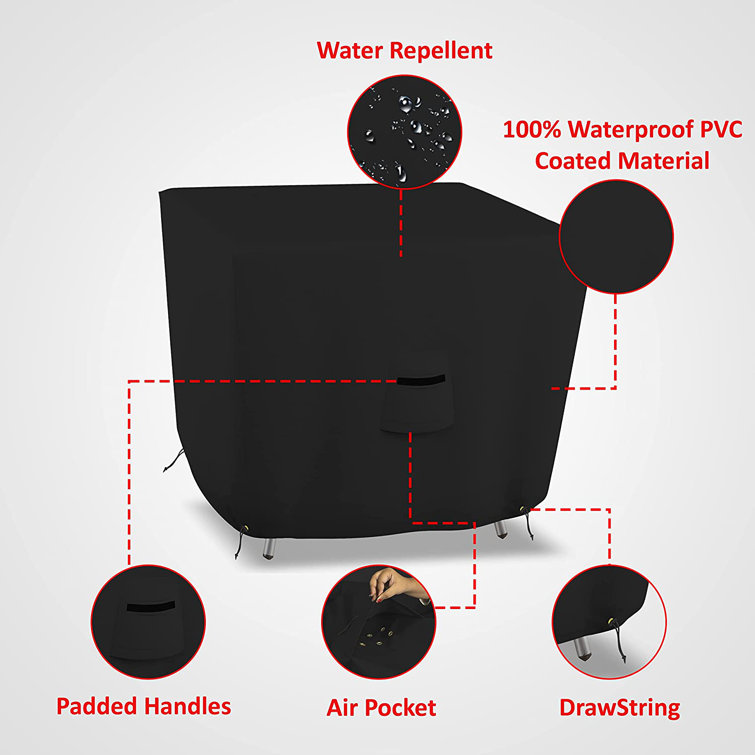 Arlmont & Co. Square Patio Table Cover210D Waterproof - 100% Weather ...