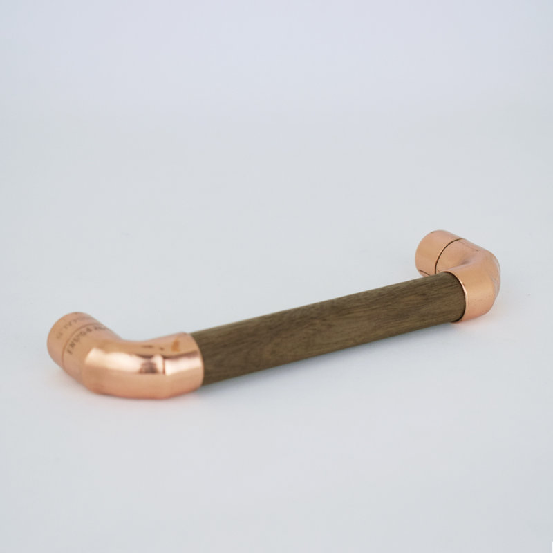 Proper Copper Design Copper Pull With Walnut | Wayfair.co.uk