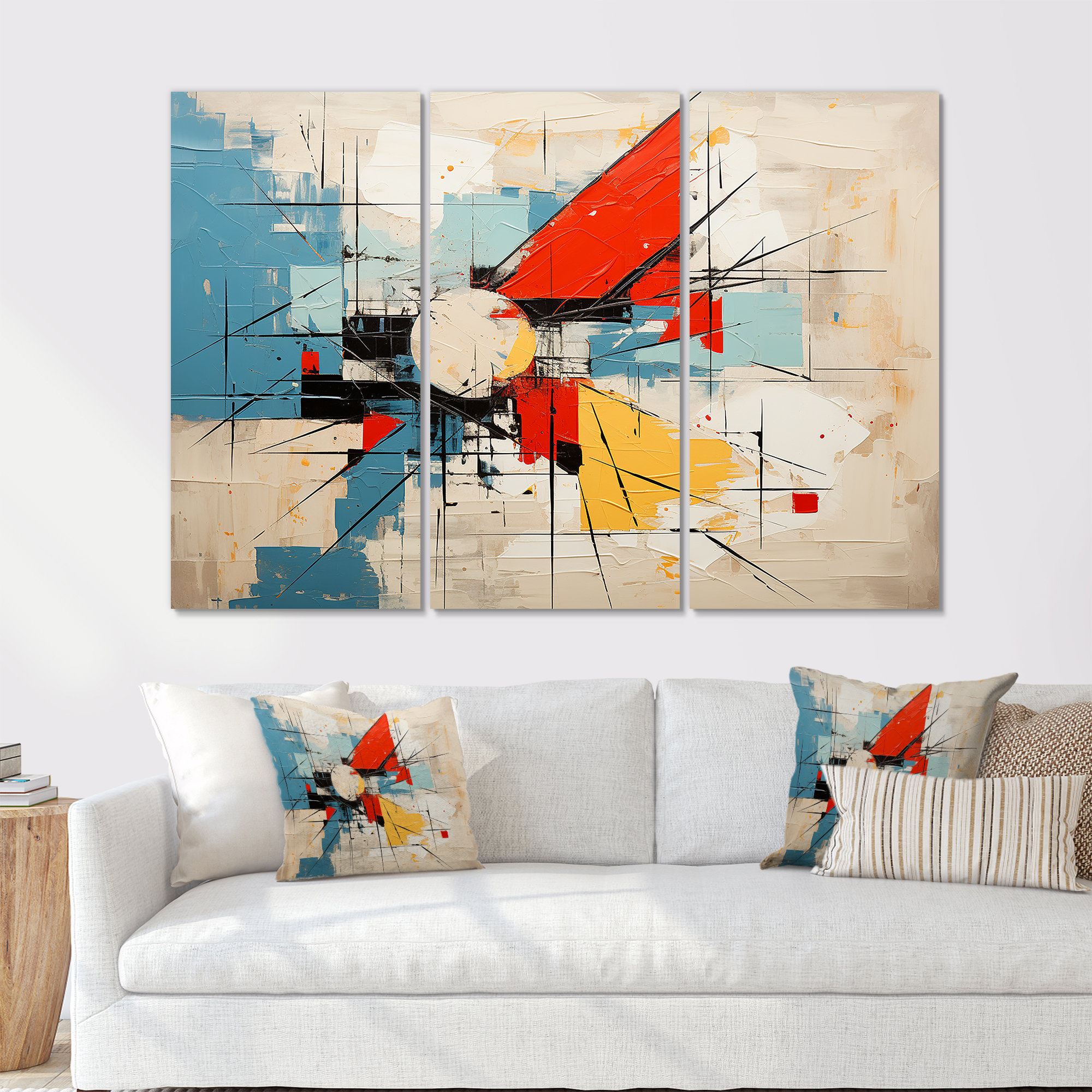 Ivy Bronx Geometric Colorful Atmosphere I - Geometric Wall Decor Set ...