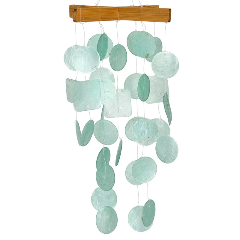 Woodstock Chimes Mini Capiz Wind Chime & Reviews | Wayfair