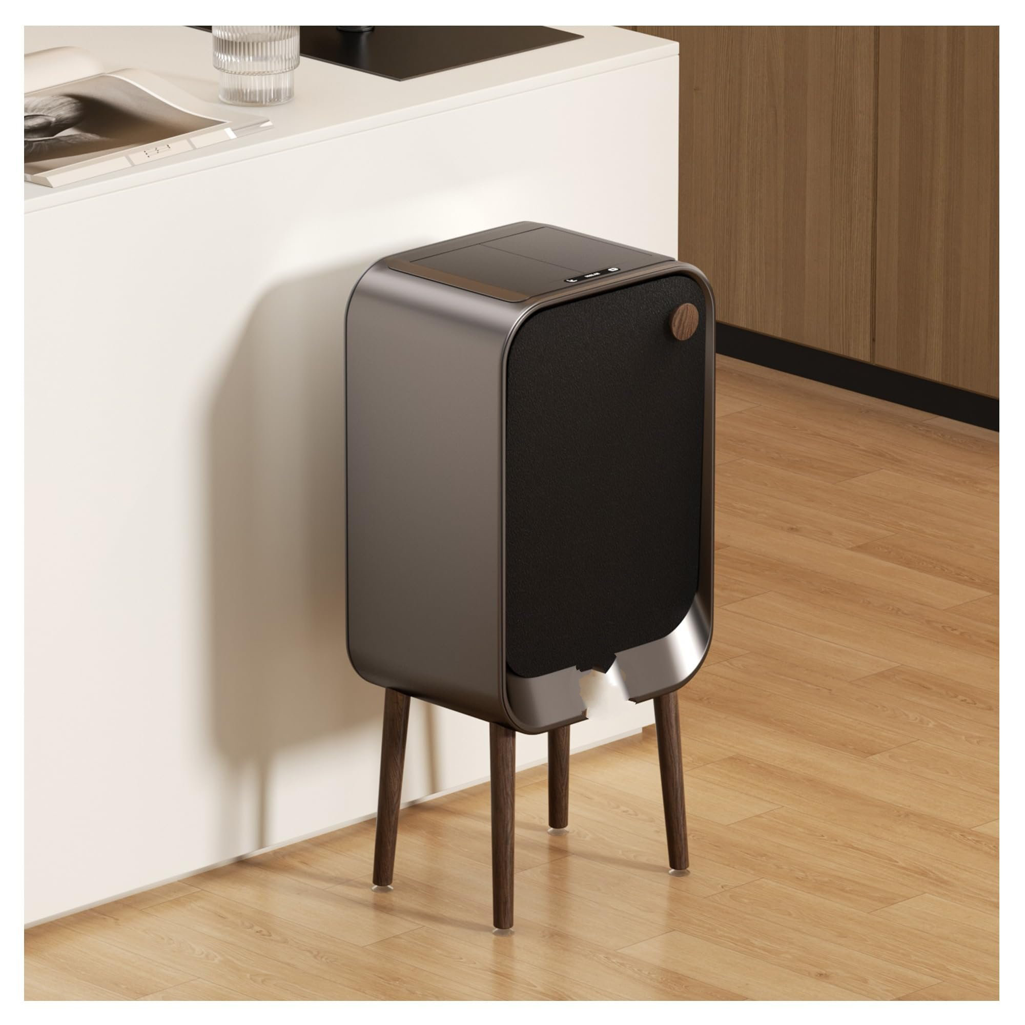 Manman Motion Sensor Trash Can - Automatic Touchless 5.5 Gallon / 20L ...