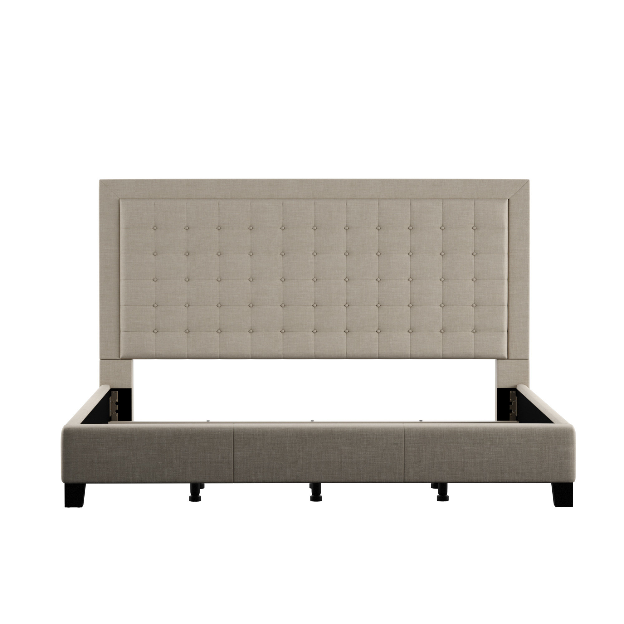 Zipcode Design邃 Kaster Tufted Upholstered Low Profile Standard Bed