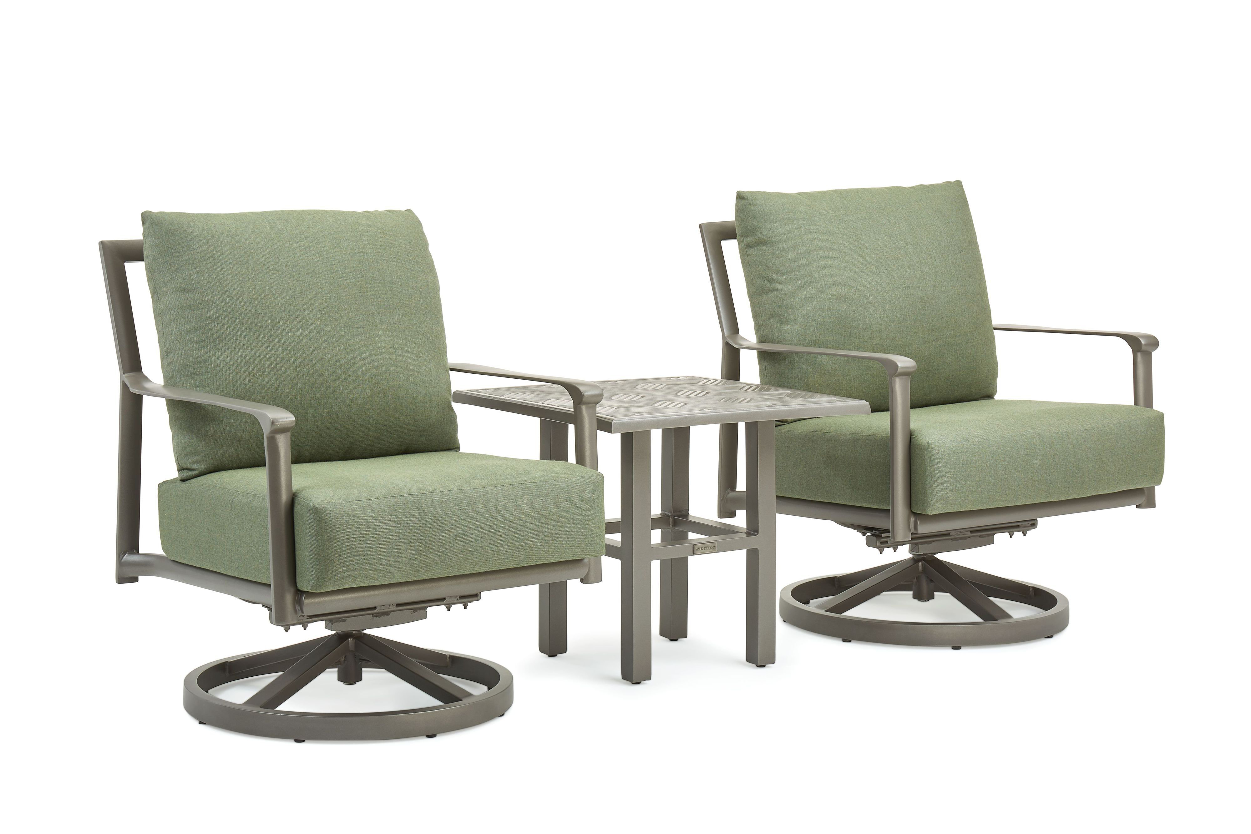 Winston Aspen Cushion 3 Piece Seating Set with 2 Swivel Rocker Lounge ...