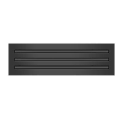 Texas Buildmart BUILDMART - 20x6 Black Modern AC Vent Cover - Standard ...