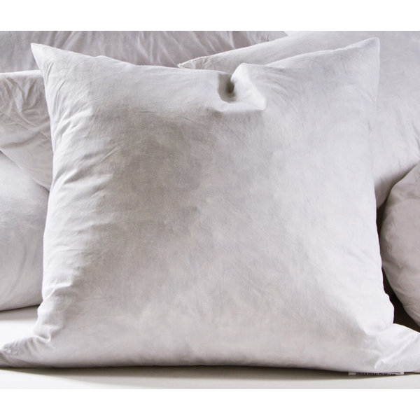 Pom Pom At Home Solid Colour Feather Pillow Insert & Reviews - Wayfair ...