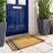 My Mat Indoor / Outdoor Coir Mat Navy Border Stripe | Wayfair.co.uk