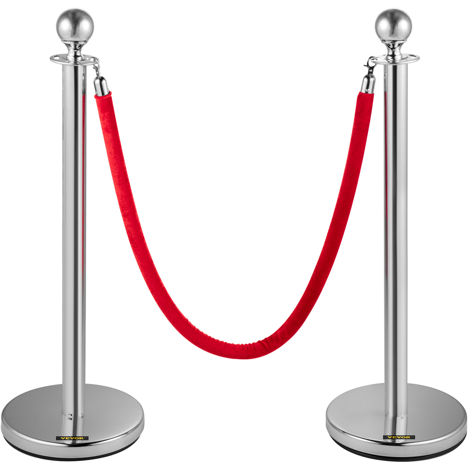 VEVOR 35.4'' H x 60'' W Stanchion System | Wayfair