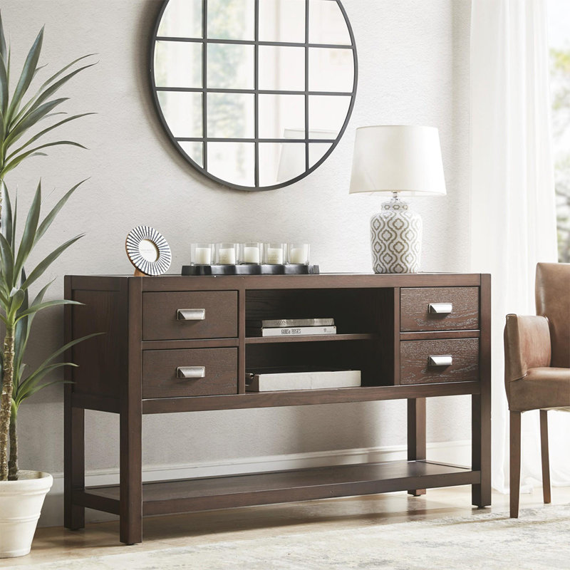 INVOJU Retro Minimalist Multifunctional Console Table | Wayfair