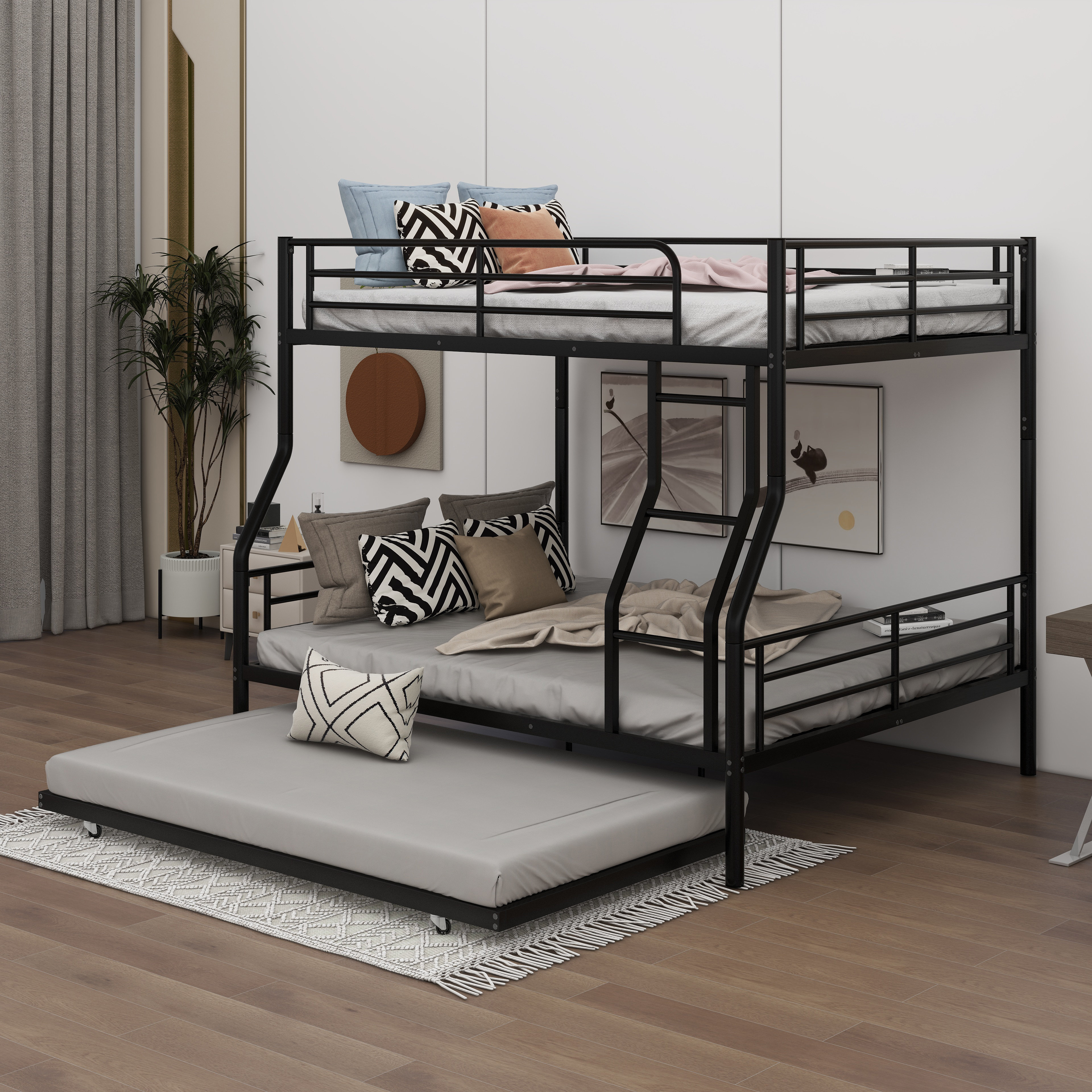 Isabelle & Max™ Andrella Kids Full XL Over Queen Bunk Bed with Trundle ...
