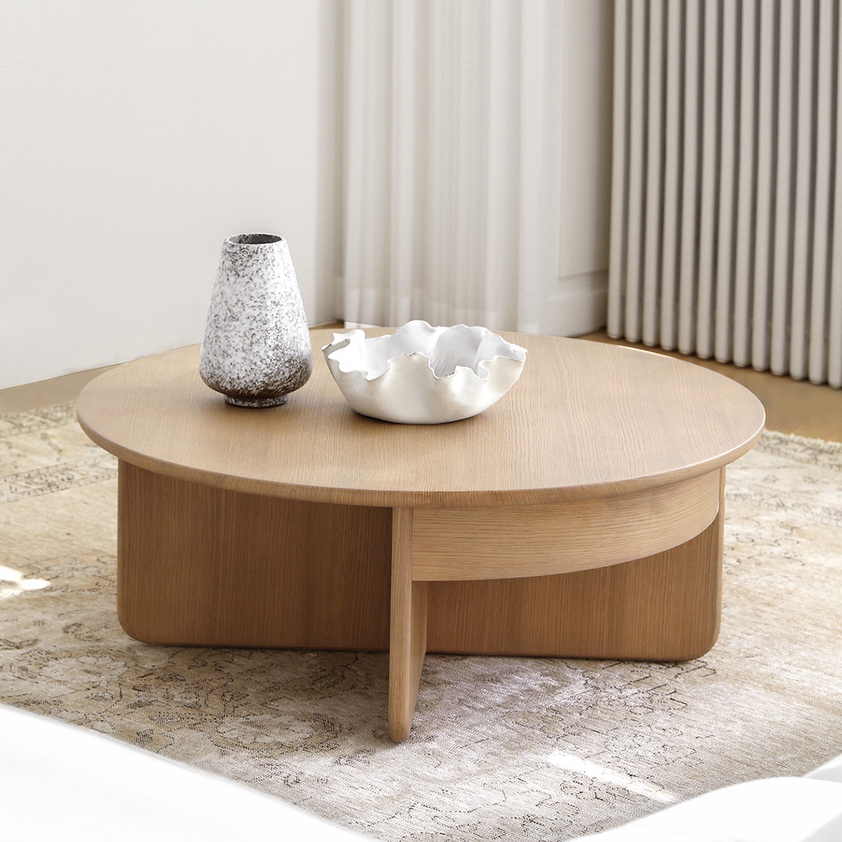 MABOLUS Solid Wood Single Coffee Table - Wayfair Canada