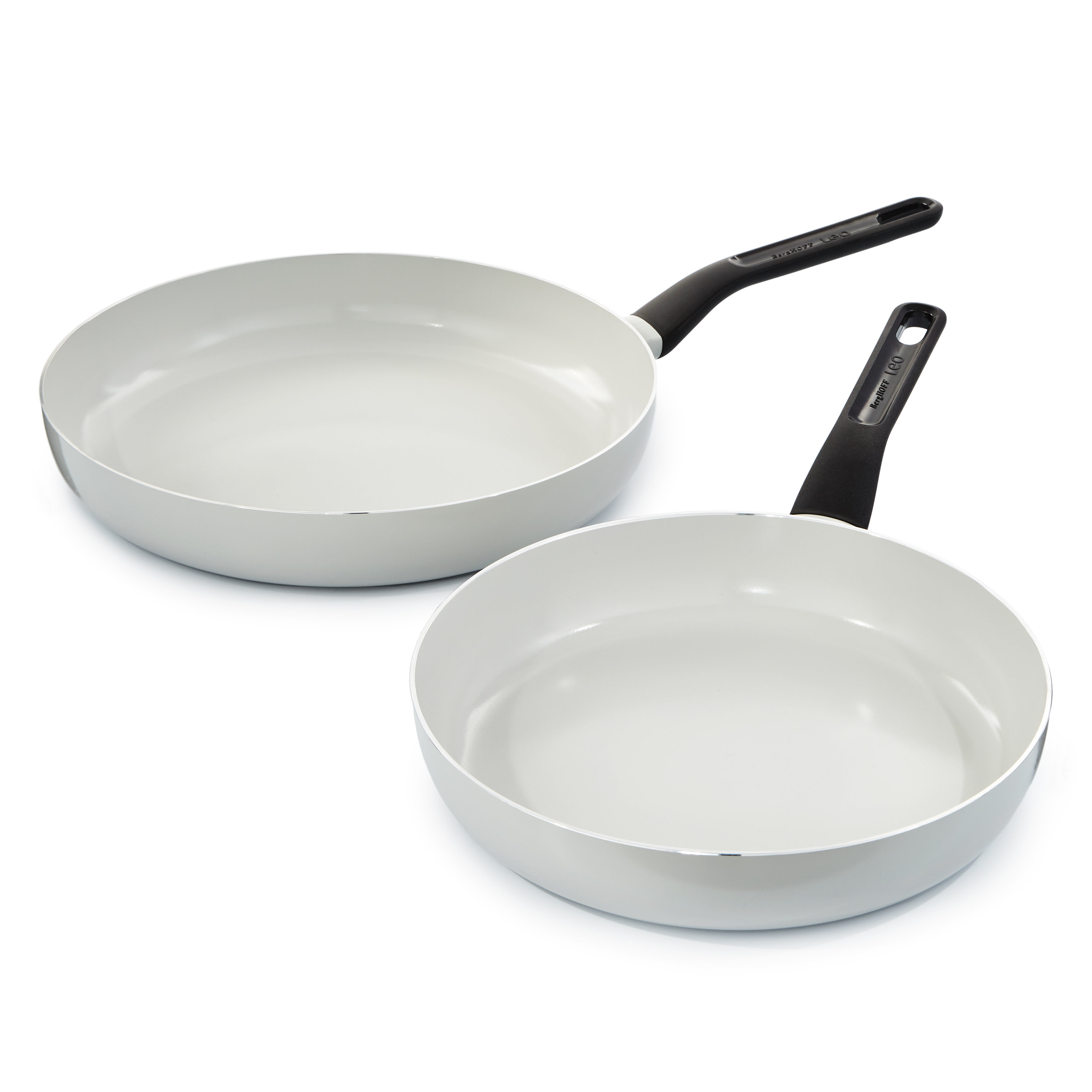 BergHOFF Leo Glints 2pc Nonstick Ceramic Large Fry Pan Set, Spirit ...