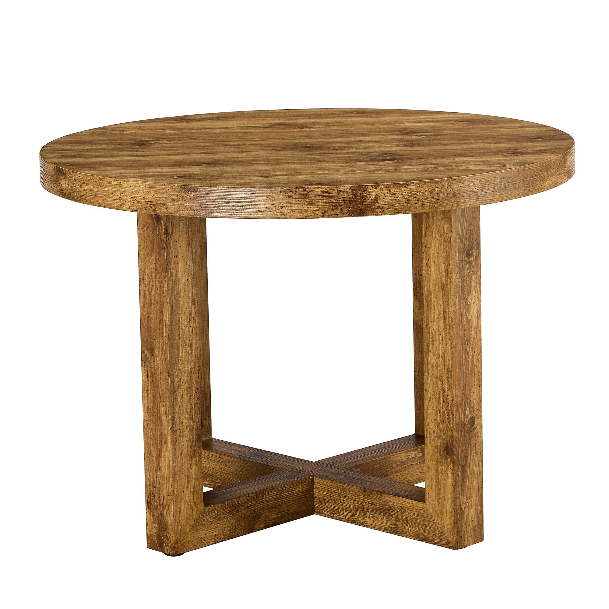 Millwood Pines Modern and practical round dining table. Made of MDF ...