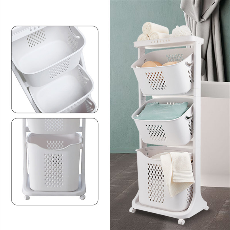 Rebrilliant Multi-Layer Clothes Storage Basket - Wayfair Canada