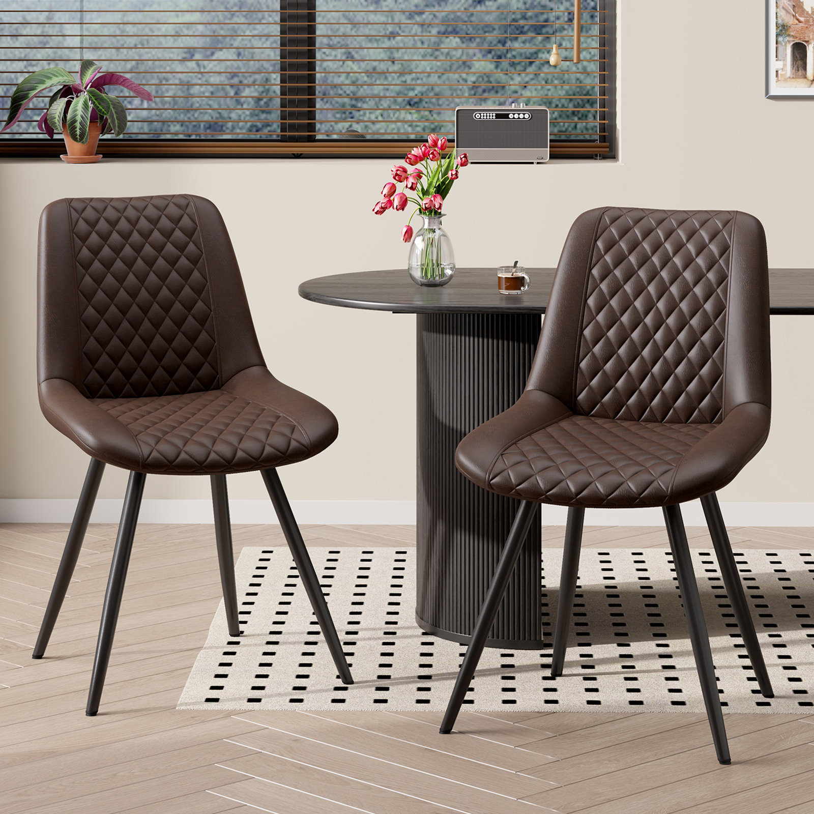 George Oliver Modern Minimalist Dining Chairs for a Chic Dining Space ...