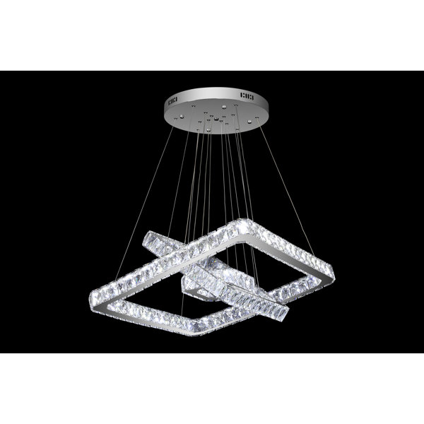 Rosdorf Park Ponce 1-Light Crystal LED Chandelier | Wayfair.co.uk