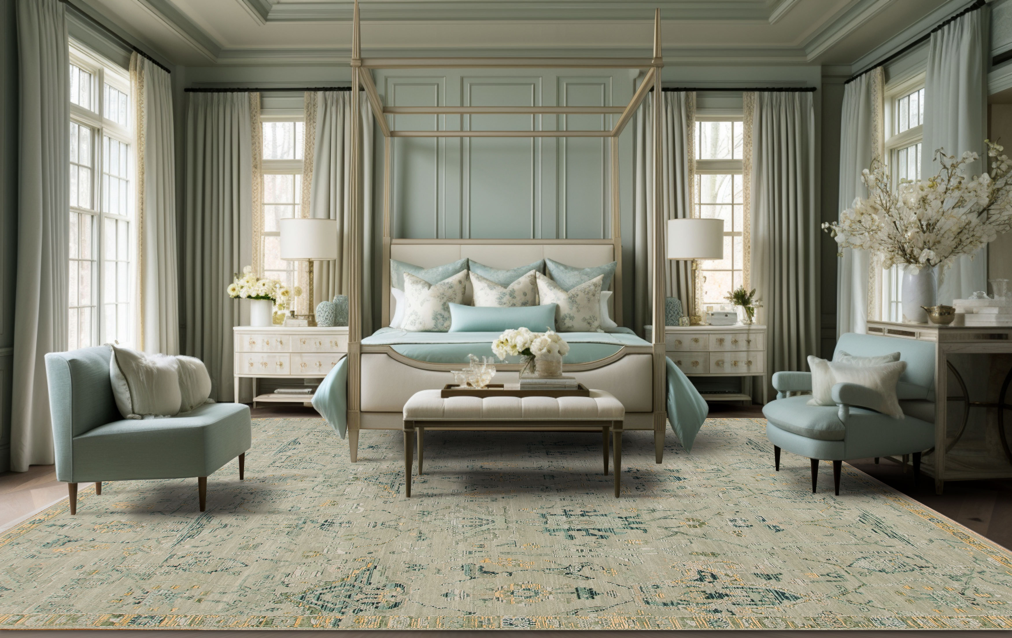 Samad Rugs 180249 Artisan Wool & Silk Dprv 07 46 | Wayfair
