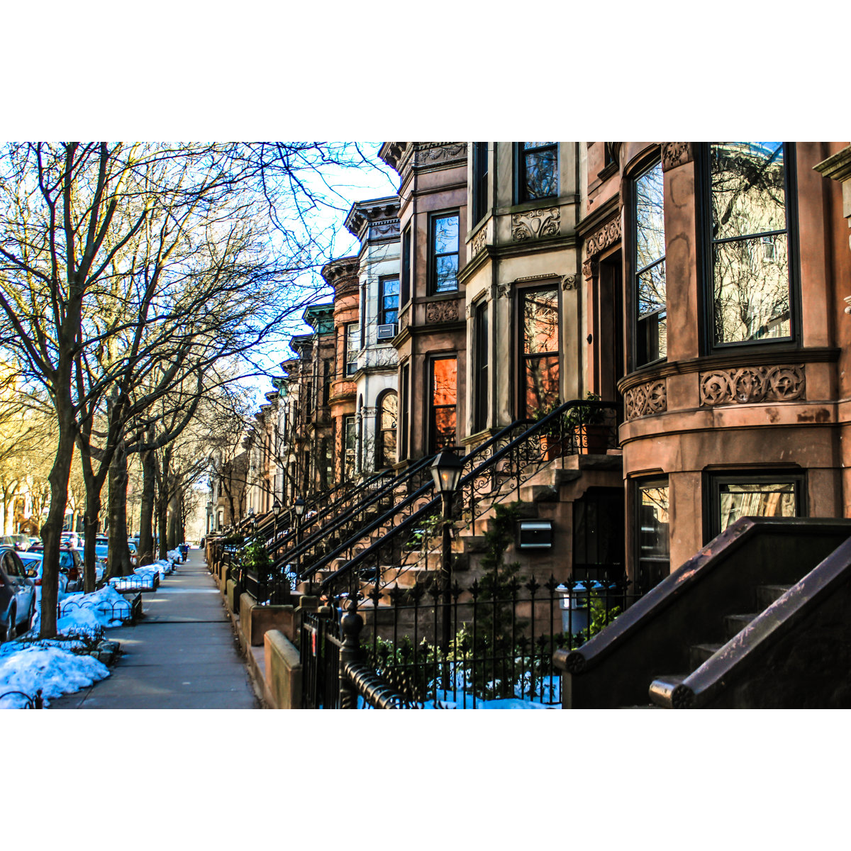 Hokku Designs Row Of Brownstone | Wayfair