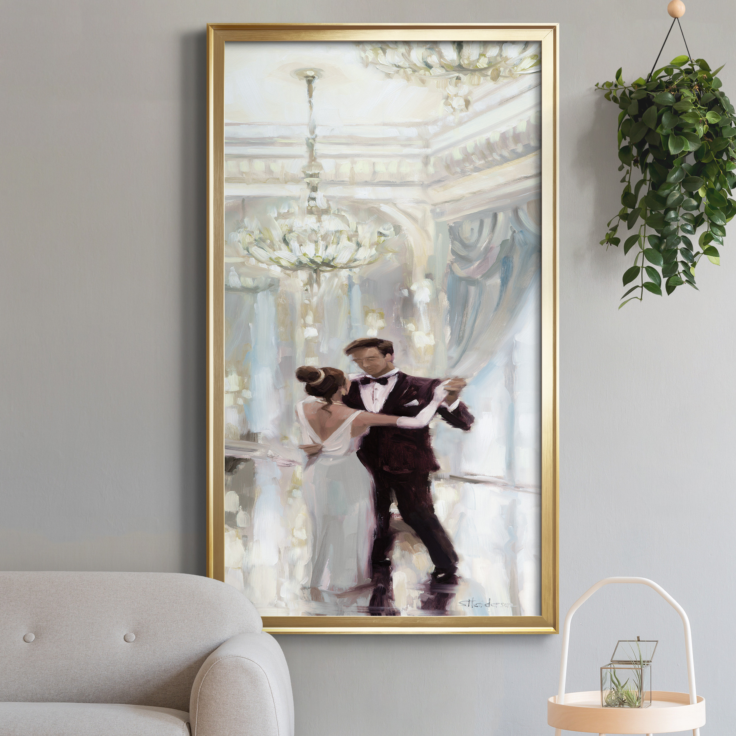 House of Hampton® Ballroom Dancing - Picture Frame Painting on Canvas ...