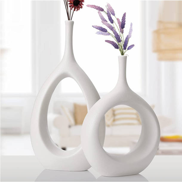 Ivy Bronx Elsia 3 Piece Handmade Ceramic Table Vase | Wayfair