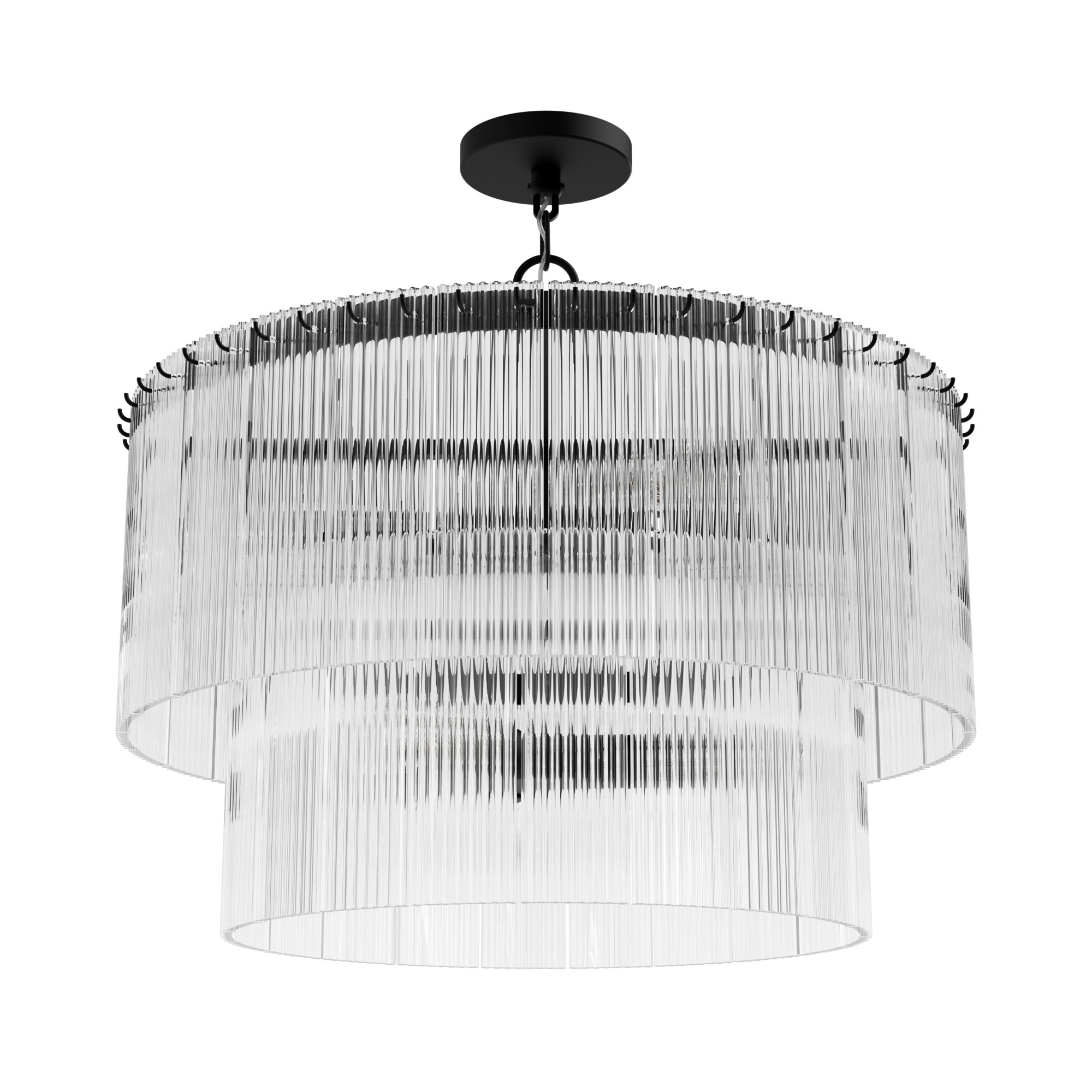 Jasmine Roth Collection + Hunter Ontario 6 Light Pendant Ceiling Light ...