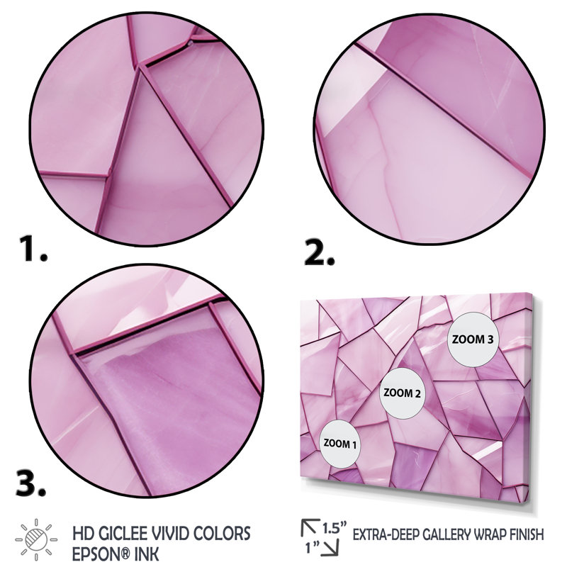 Ivy Bronx 'Pink Tranquil Surrender Collages - Abstract Collages ...