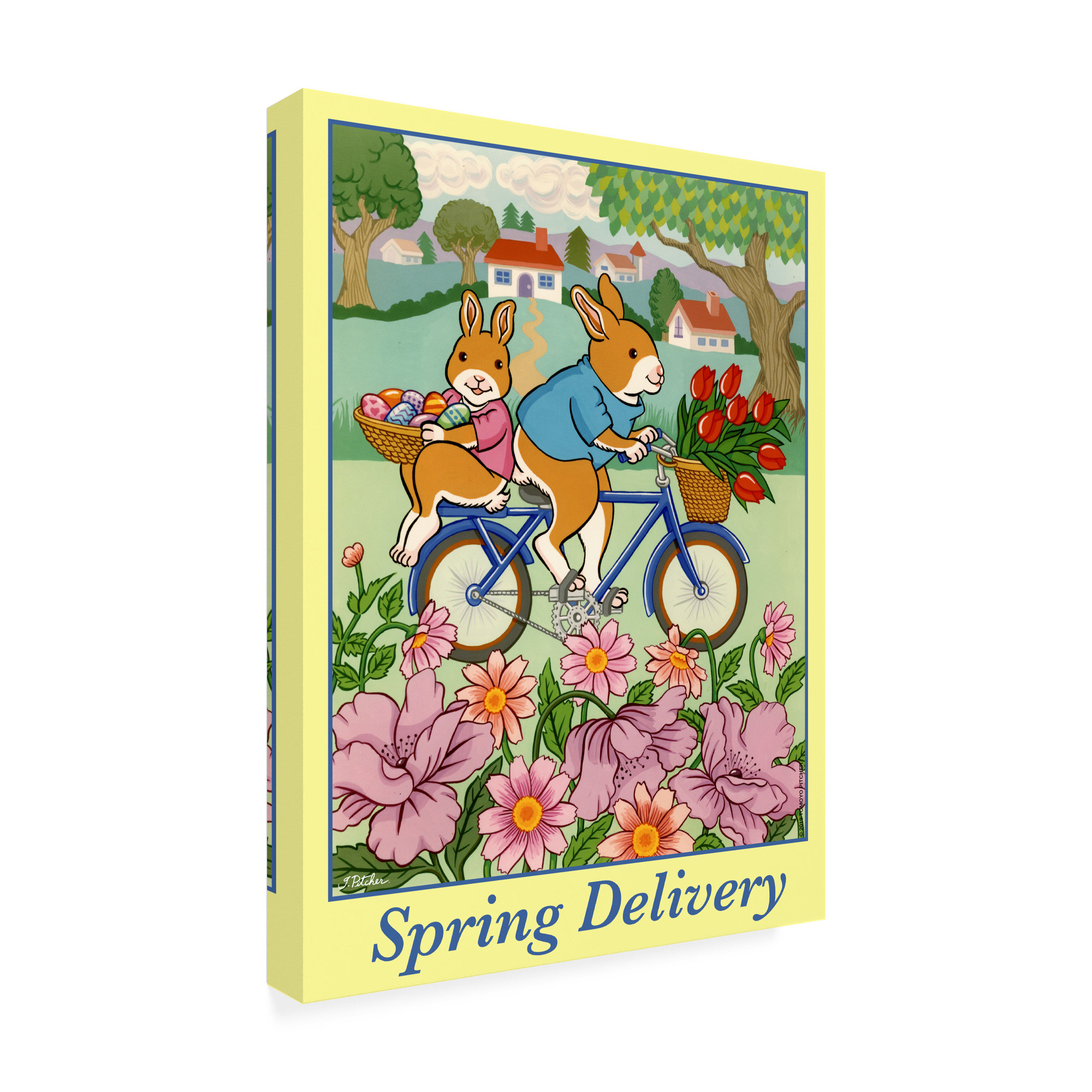 Trinx Kimura Designs 'Spring Delivery' Canvas Art - Wayfair Canada