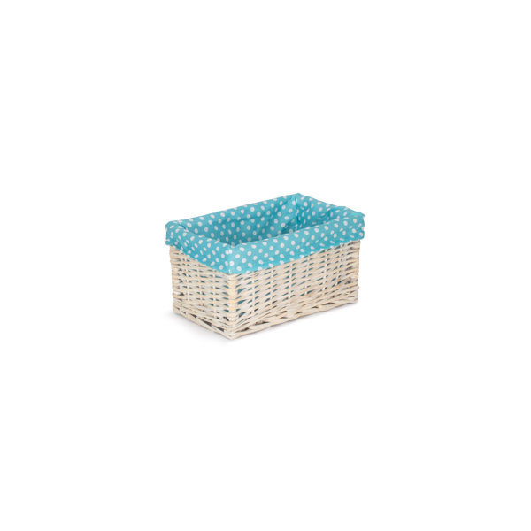 Lily Manor Wicker Willow Storage Basket with Lining | Wayfair.co.uk